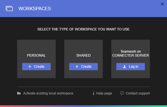 Starting with Workspaces – Connecter Help Center