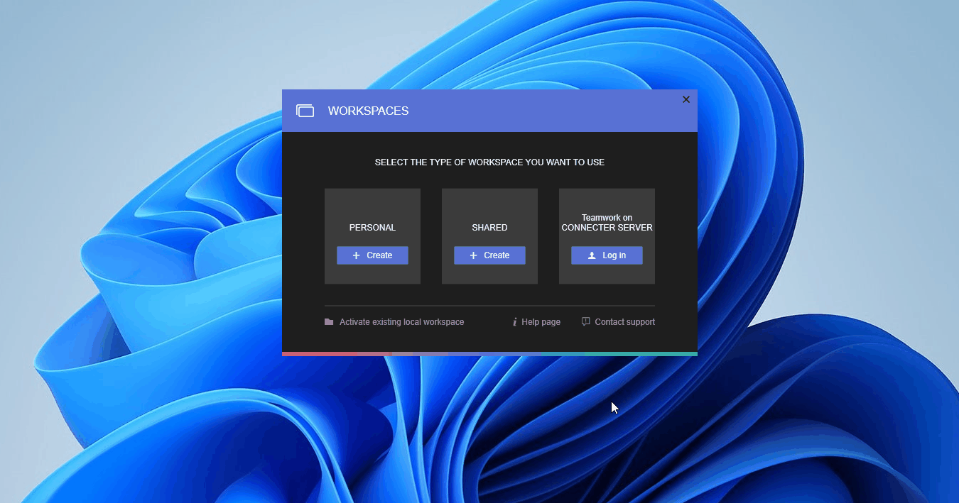 Starting with Workspaces – Connecter Help Center