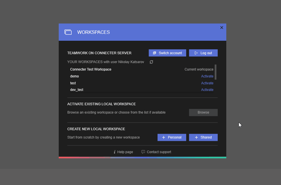 Managing Workspaces in Connecter – Connecter Help Center