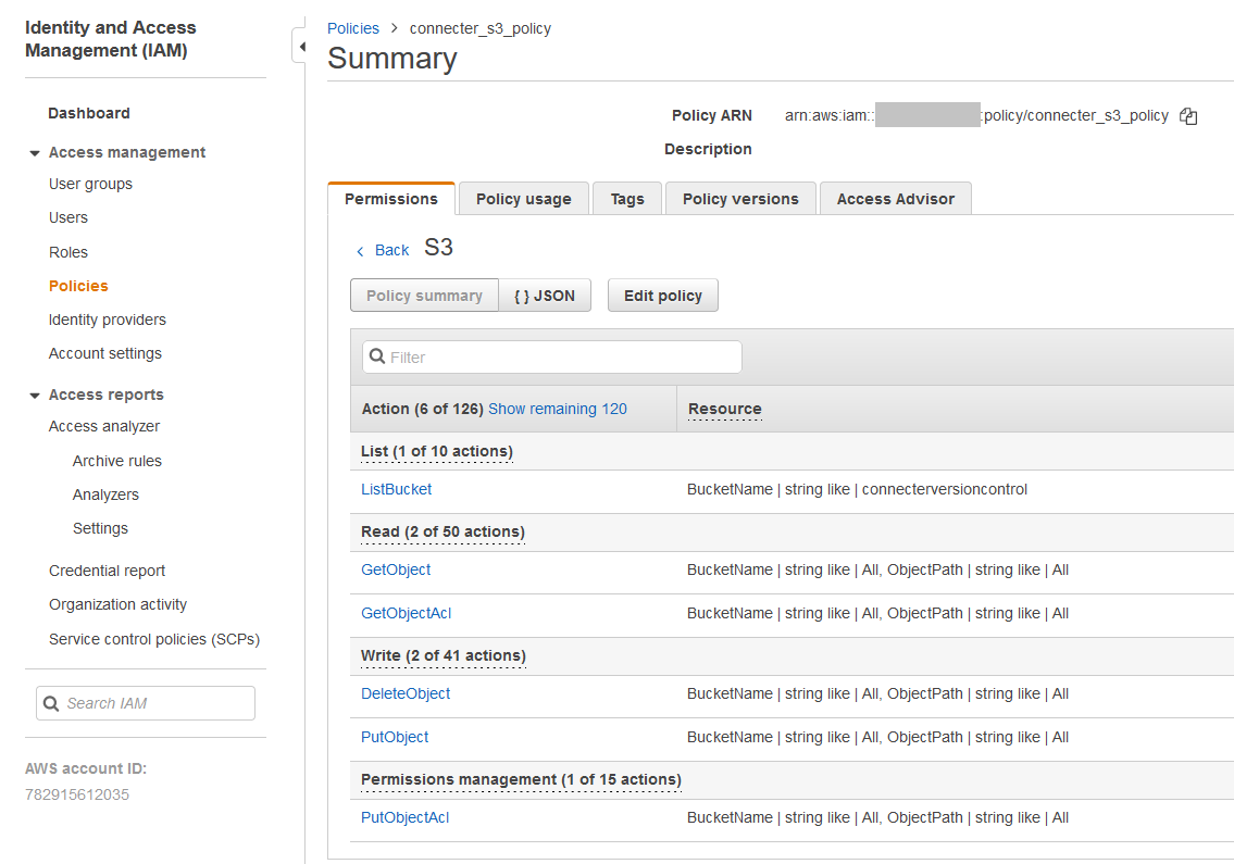 Amazon S3 – Connecter Help Center