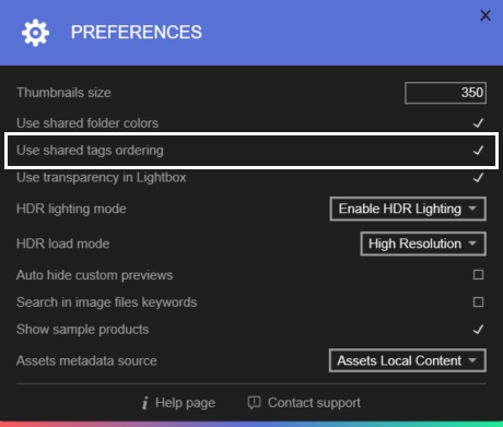 Preferences – Connecter Help Center