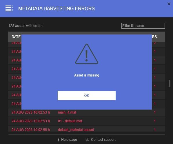 Metadata Harvesting Errors – Connecter Help Center