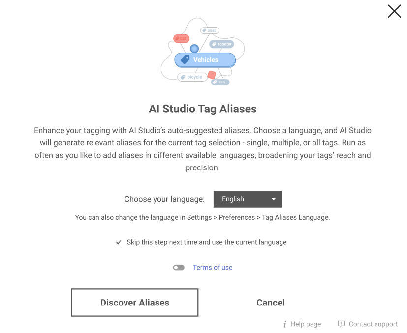 Workflow 1: Using AI Studio to Generate Aliases – Connecter Help Center